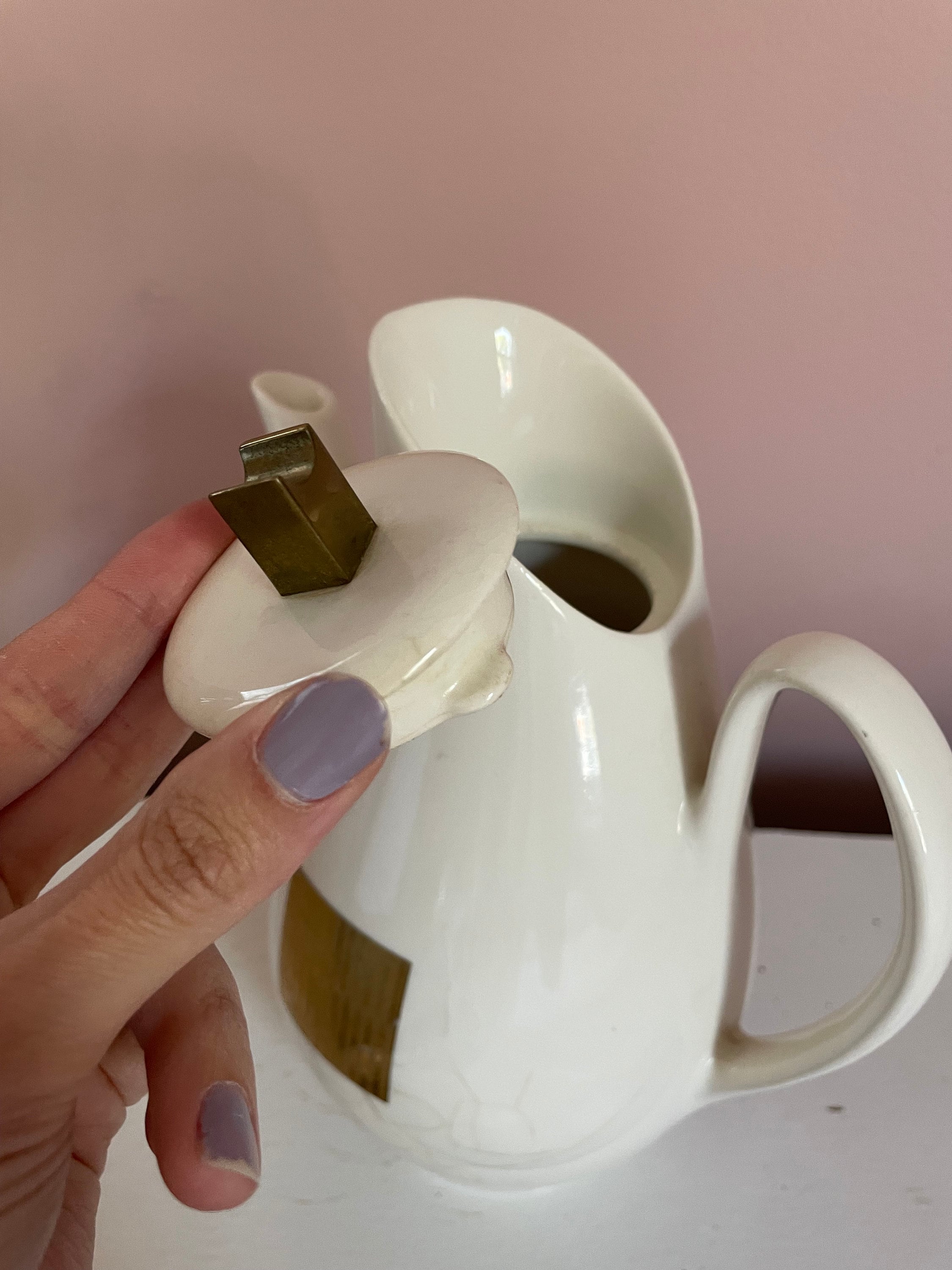 Vintage Teapot Mid Century Georges Briard Cream Teapot - Etsy