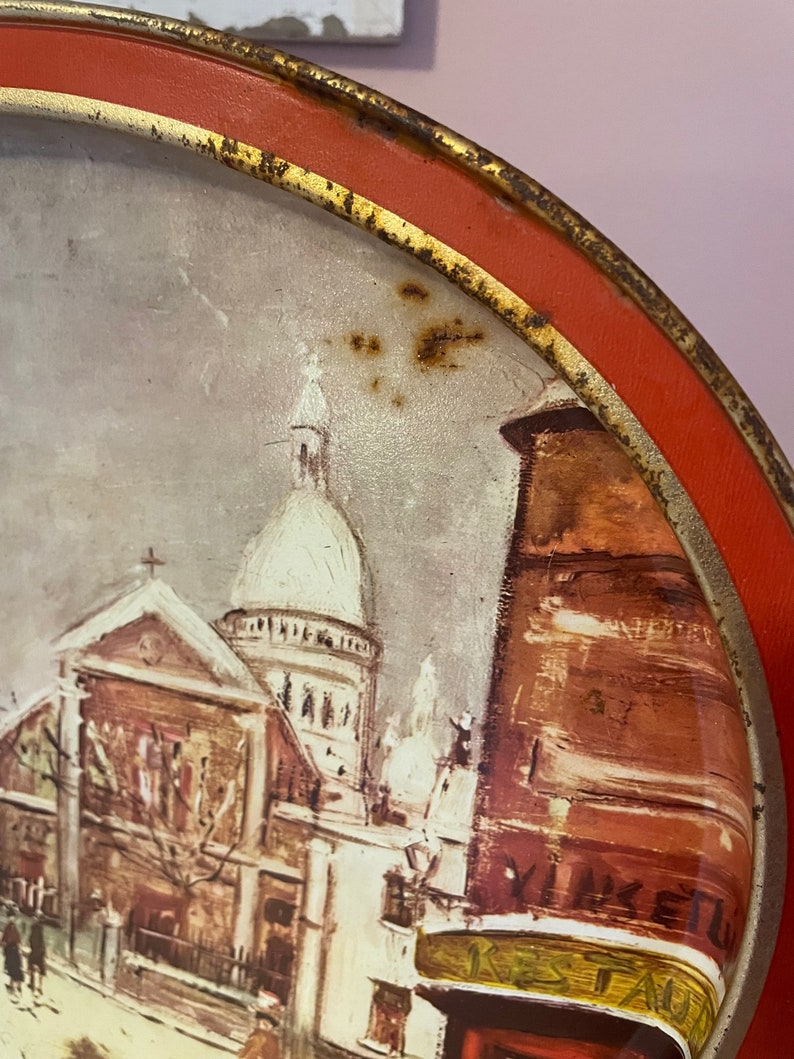 Christmas Tray- Sunshine Biscuits- Maurice Utrillo- 1960s- Vintage ...