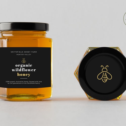 Editable Honey Preserve/jam Jar Label Template Printable - Etsy