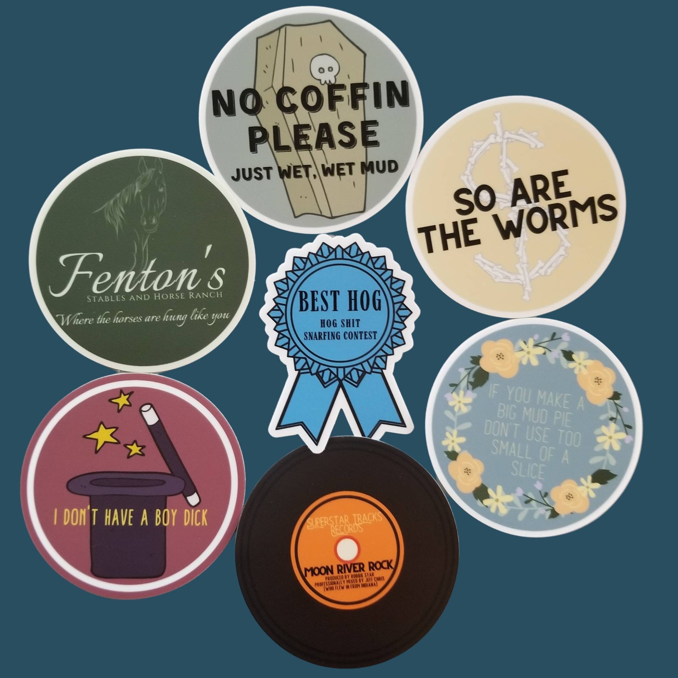 ITYSL sticker pack / vinyl stickers / I think you should leave | Etsy