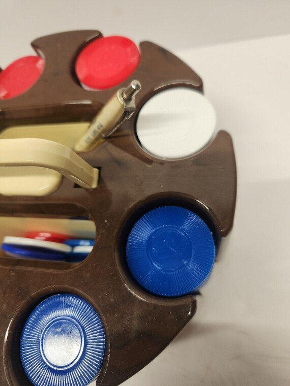 Vintage Poker Chip Carousel Caddy Dispenser BAKELITE,… - Gem
