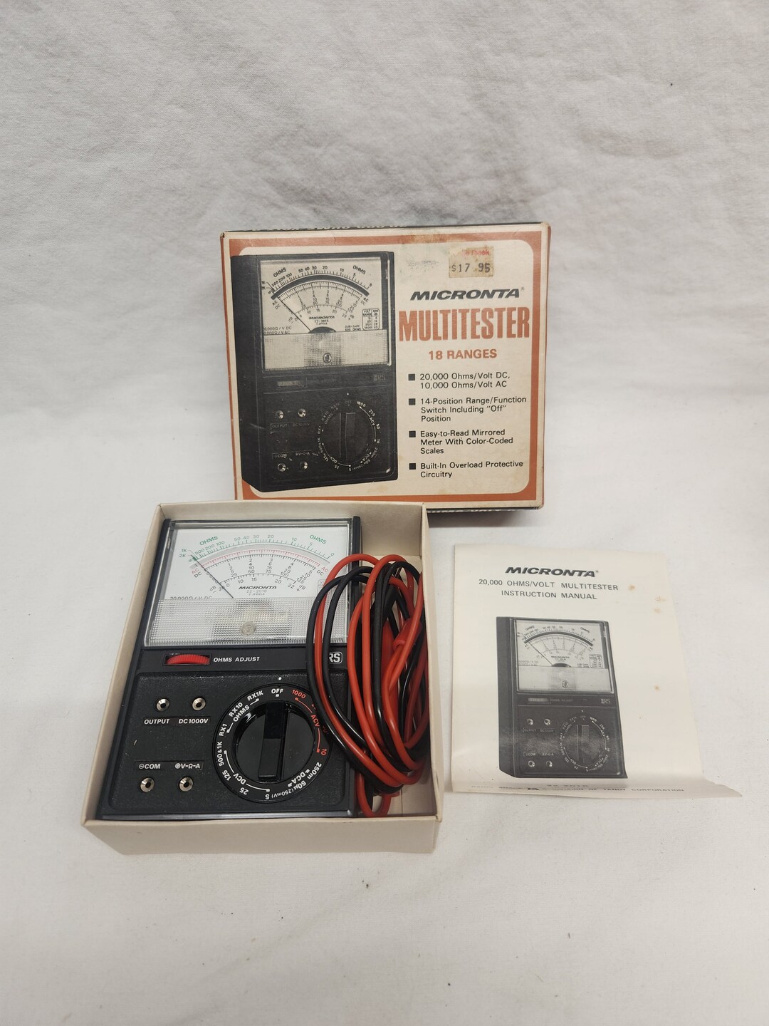 Micronta Multi Tester 22-201B AC DC, Vintage Tools - Etsy