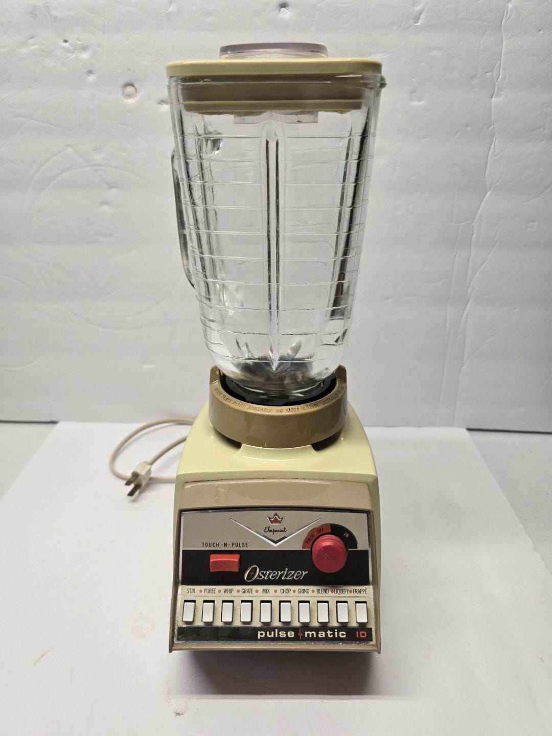 Vintage Osterizer Galaxie Blender 14 Dual Range Glass Jar 1960s Chrome ...