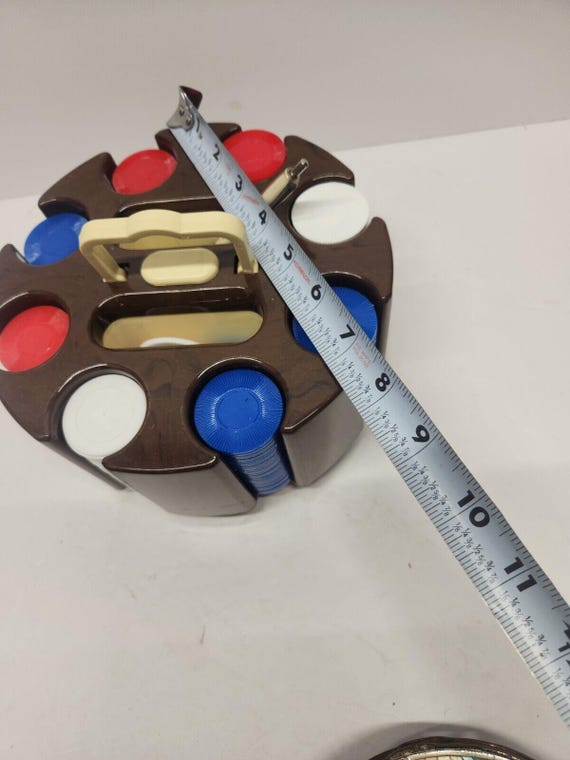 Vintage Poker Chip Carousel Caddy Dispenser BAKELITE,… - Gem