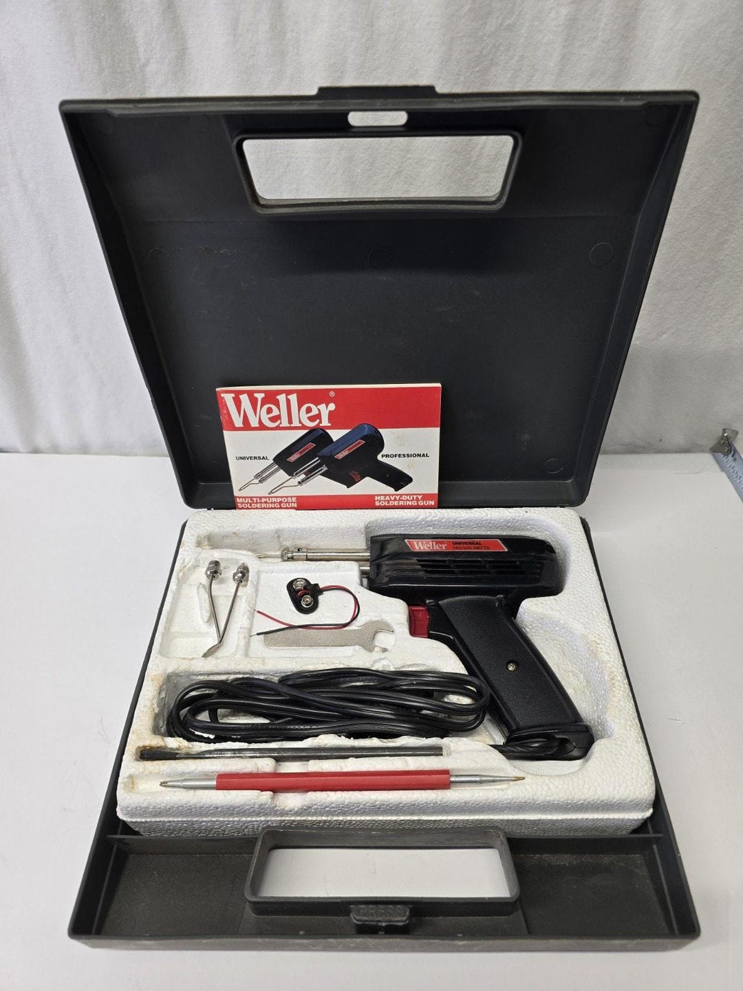 Vintage Weller Soldering Iron Kit, 140 / 100 Watts With Accessories and ...