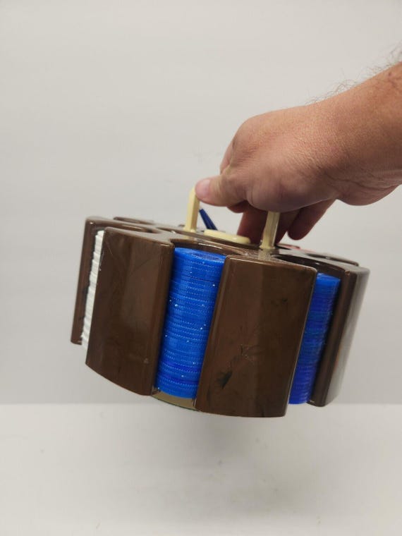 Vintage Poker Chip Carousel Caddy Dispenser BAKELITE,… - Gem