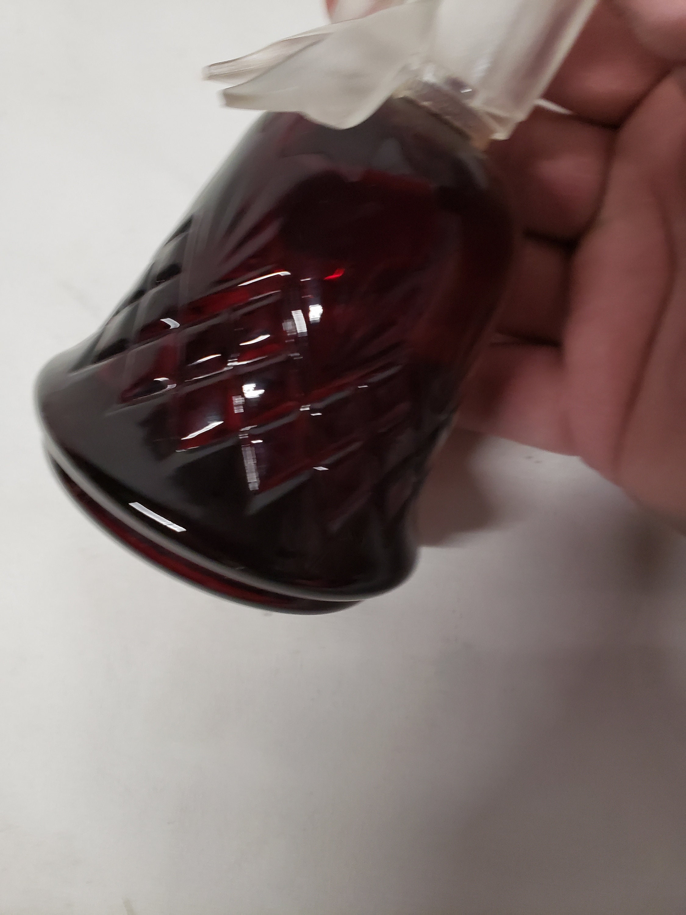 VINTAGE 1970s Avon Glass Hostess Bell Crystalsong Sonnet - Etsy