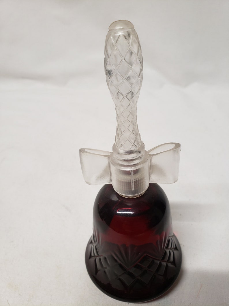 VINTAGE 1970s Avon Glass Hostess Bell Crystalsong Sonnet | Etsy