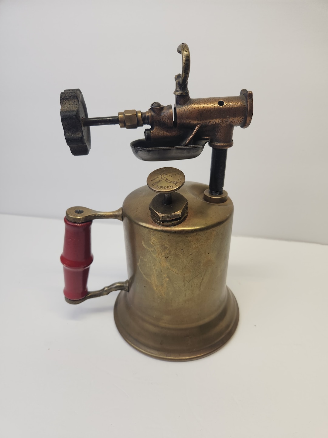 Antique Tirner Brass Co. Brass Blow Torch, Early 1900s, Made in America ...