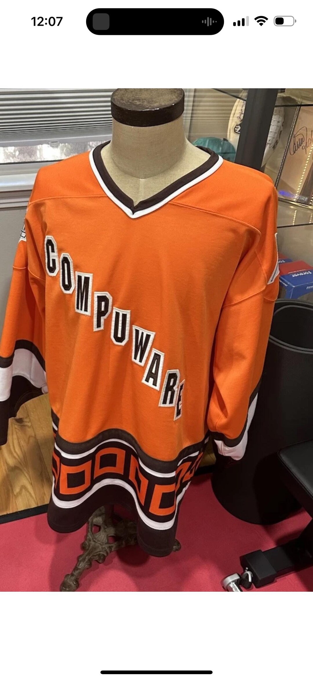 Vintage Compuware Plymouth Whalers Patch Hockey Jersey Men/adult XL - Etsy