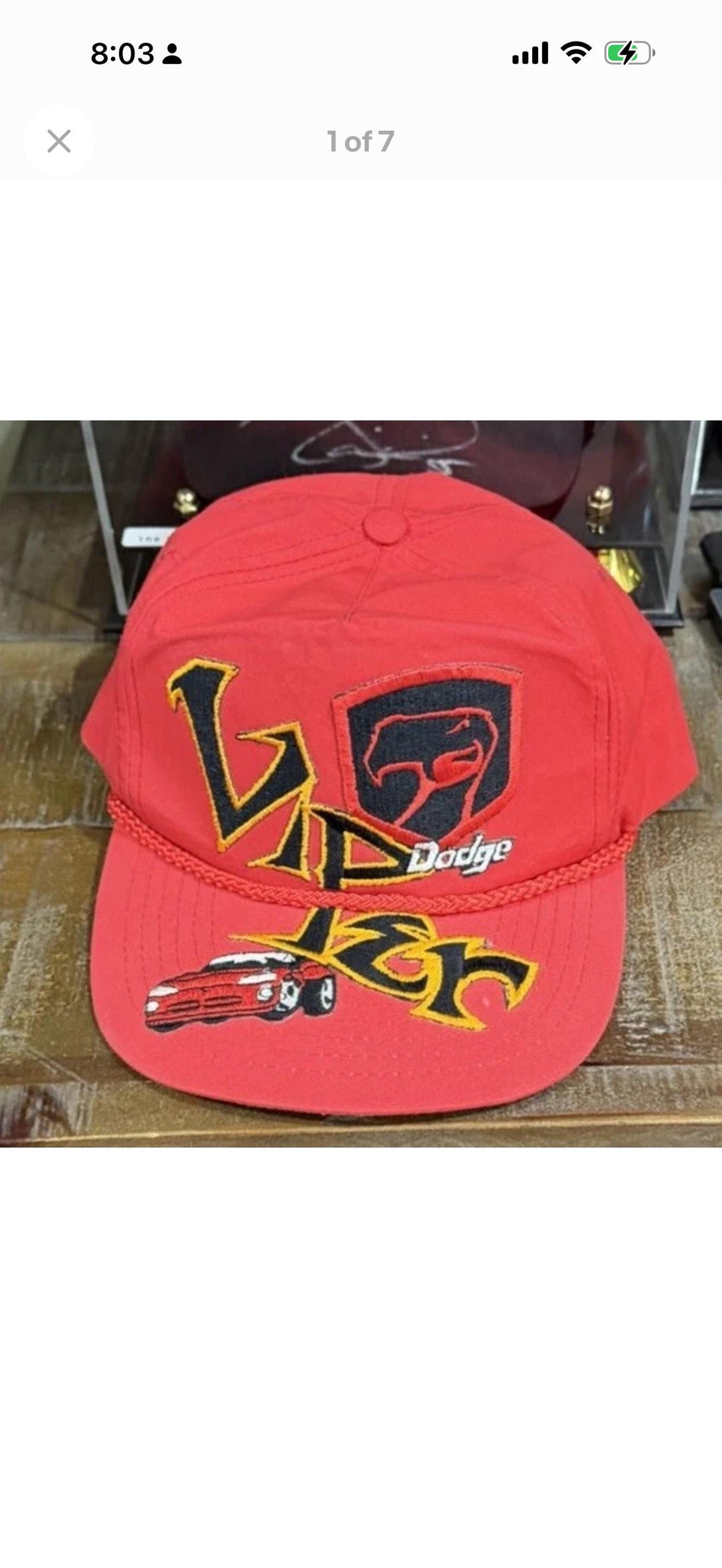 Vintage Dodge Viper Snake Big Logo Strap Back TC Cap Hat - Etsy
