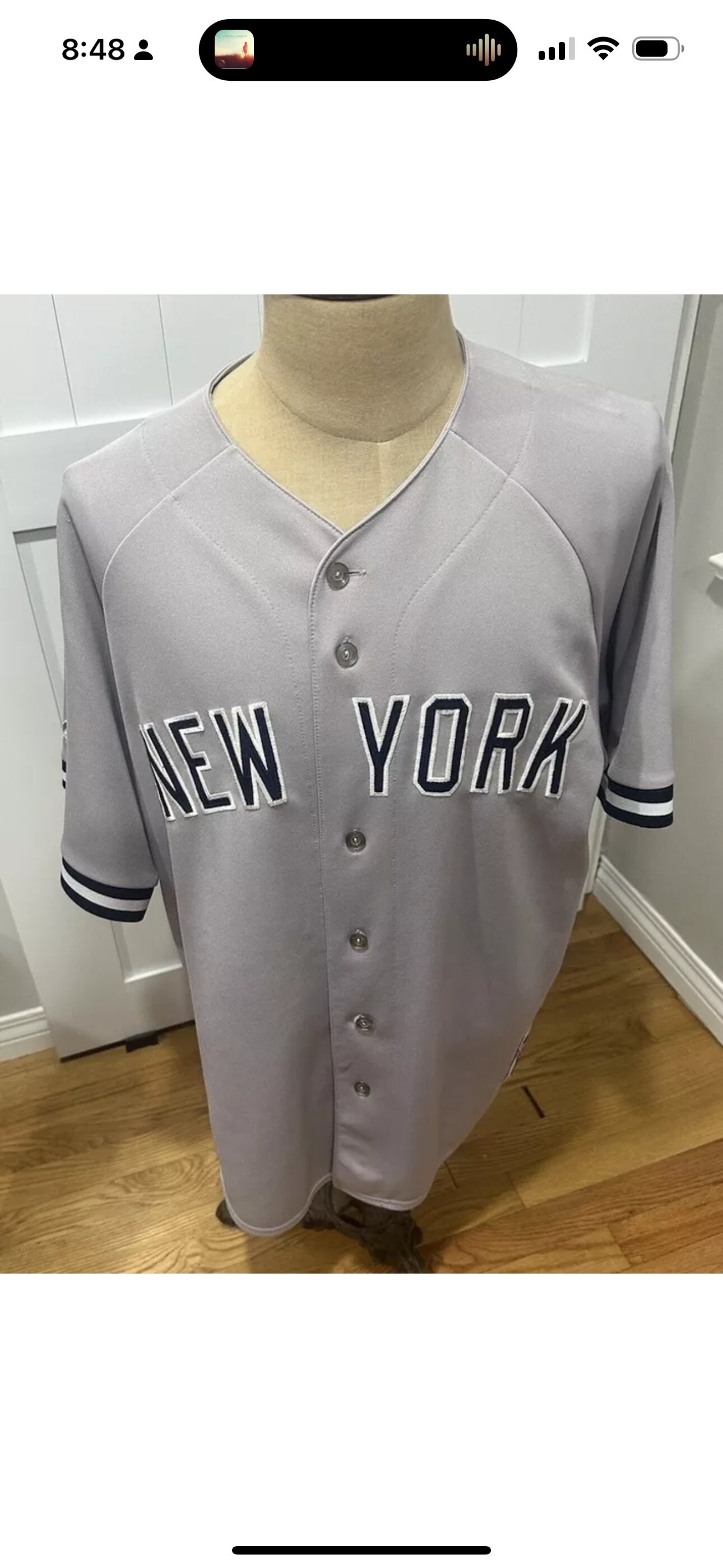 Derek Jeter 2 New York Yankees MLB Majestic Gray Baseball Jersey Mens 2XL - Etsy