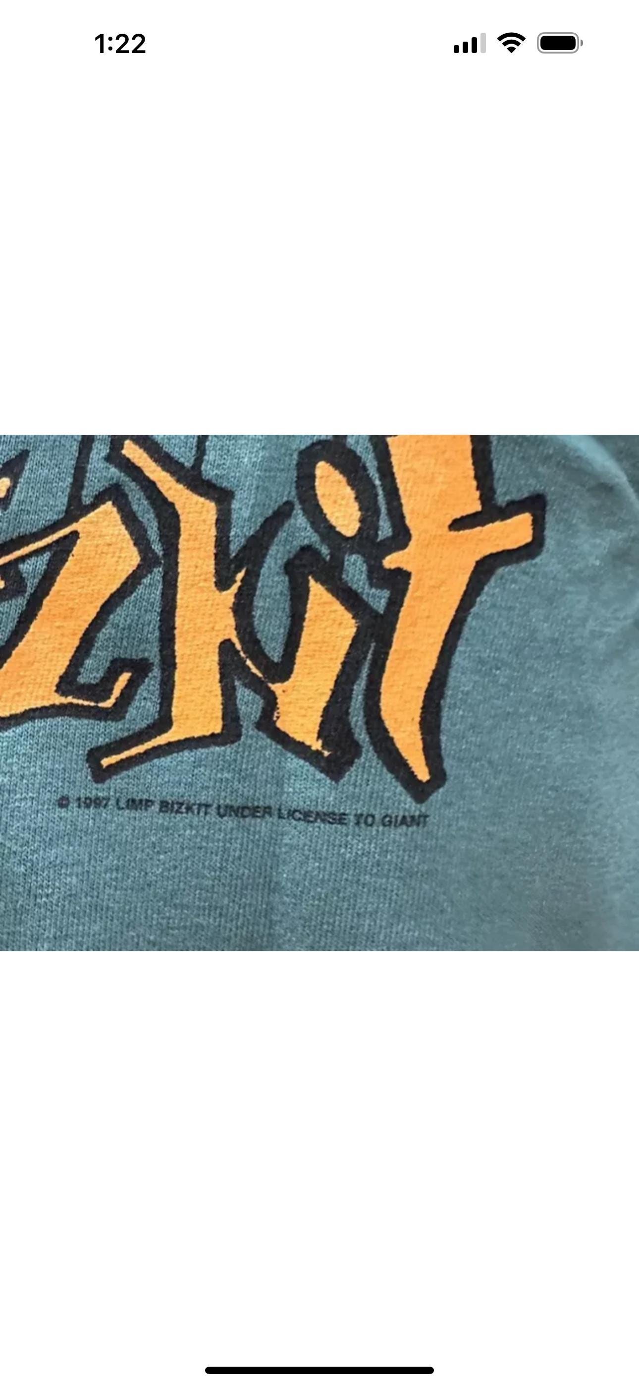 Vintage 90s Limp Bizkit Clown Puppet Master Tag Giant Rare T Shirt Mens ...