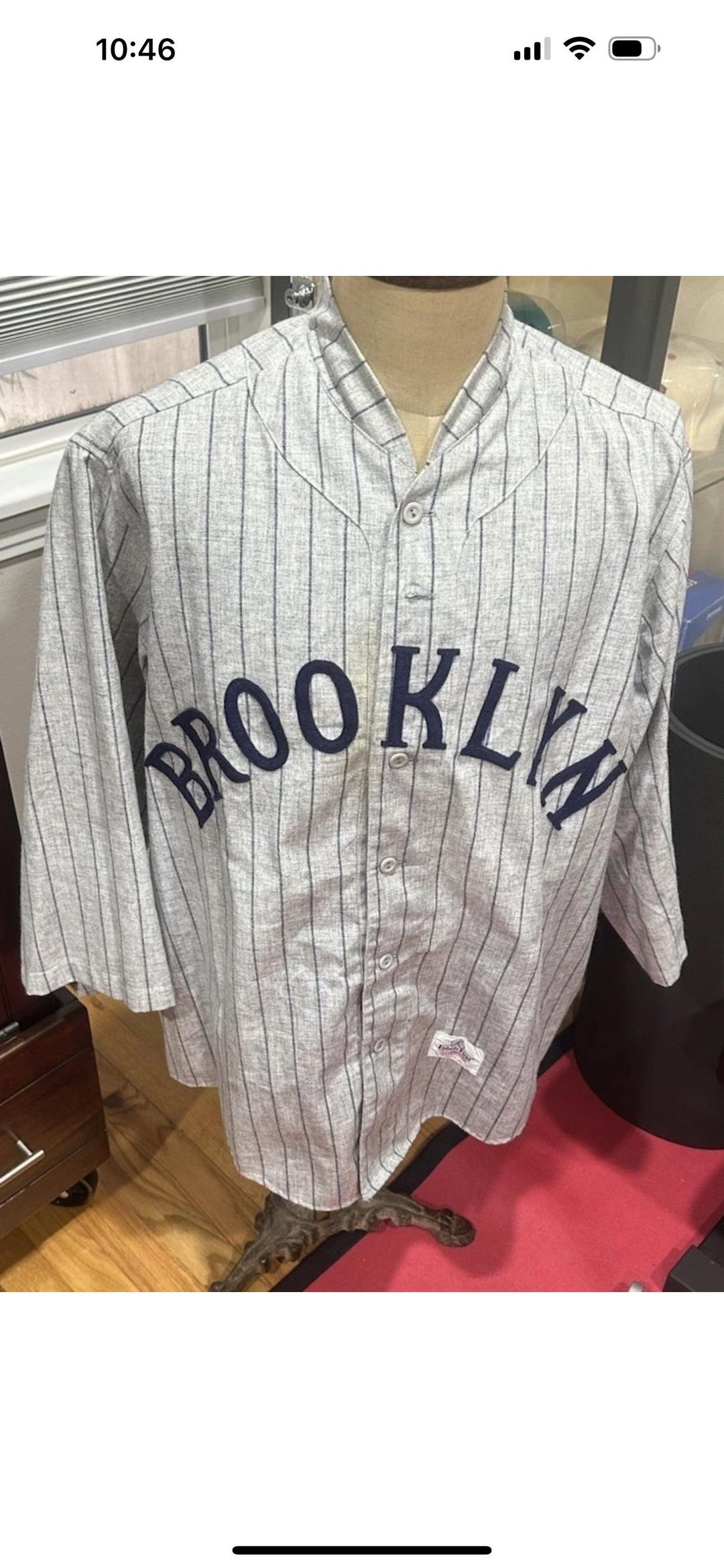 Ebbets Field Flannels Brooklyn Tip Tops Federal League Baseball Jersey ...