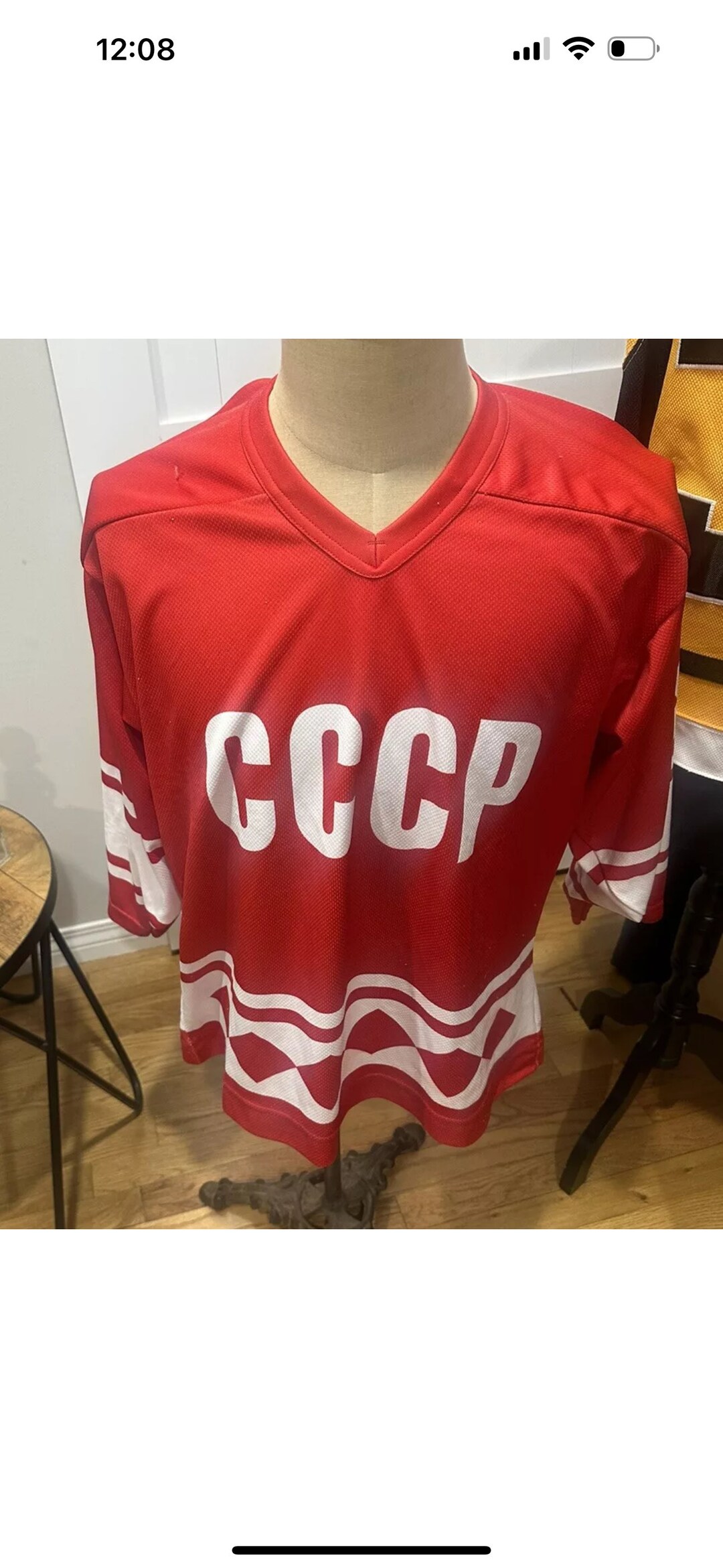 CCCP Russian Red Army Igor Larionov 8 Poccnr Hockey Jersey Mens 42/M - Etsy