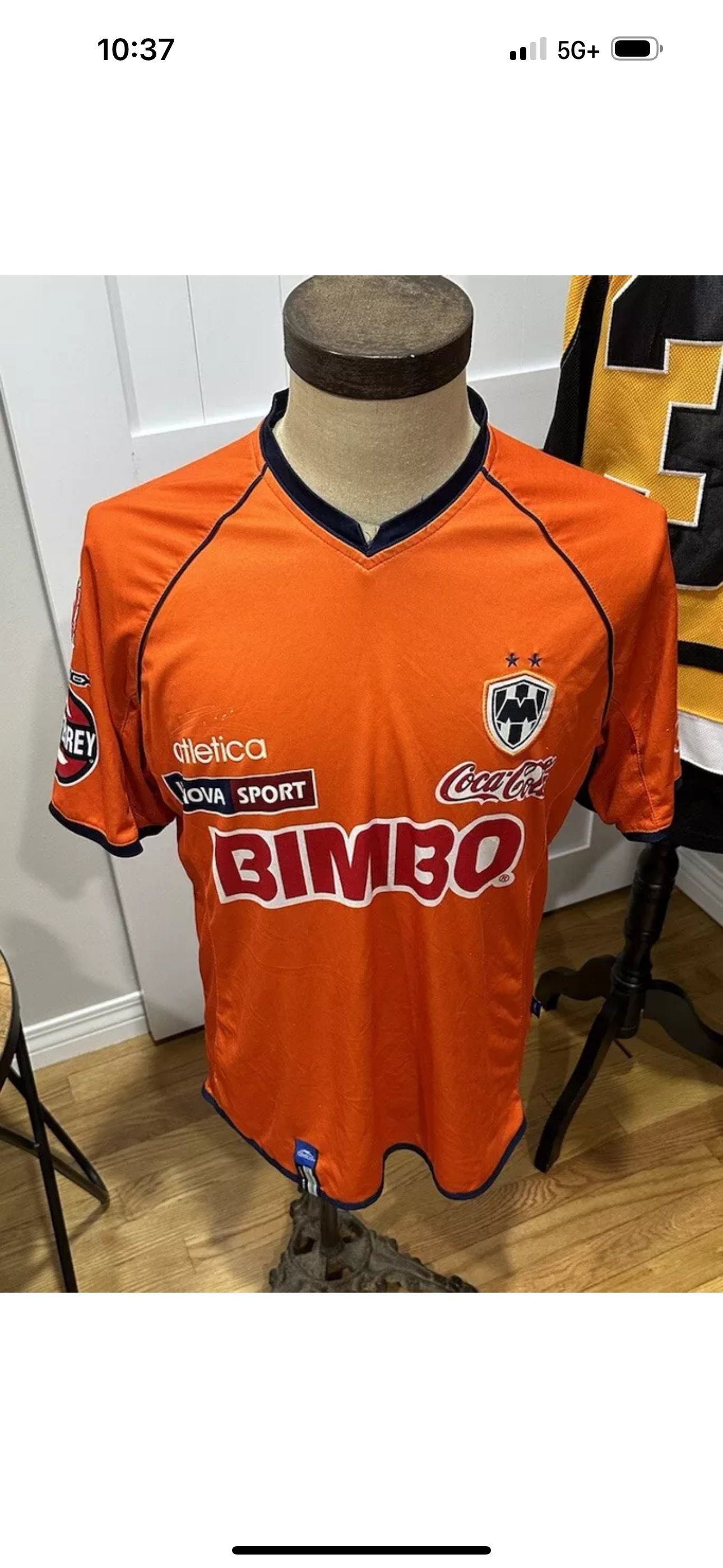 2003-04 Vintage Rayados De Monterrey Atletica Soccer Jersey Mens/adult ...