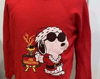 Snoopy Joe Cool Sweatshirt - Etsy