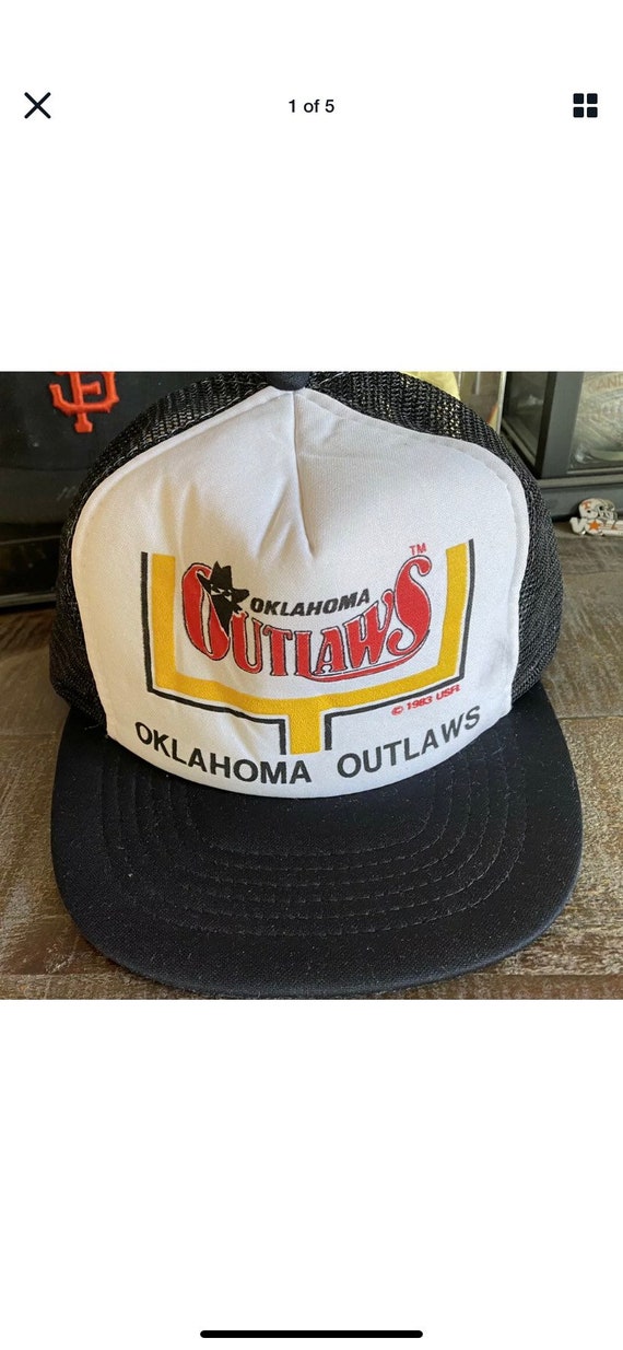 Vintage oklahoma outlaws buckle - Gem