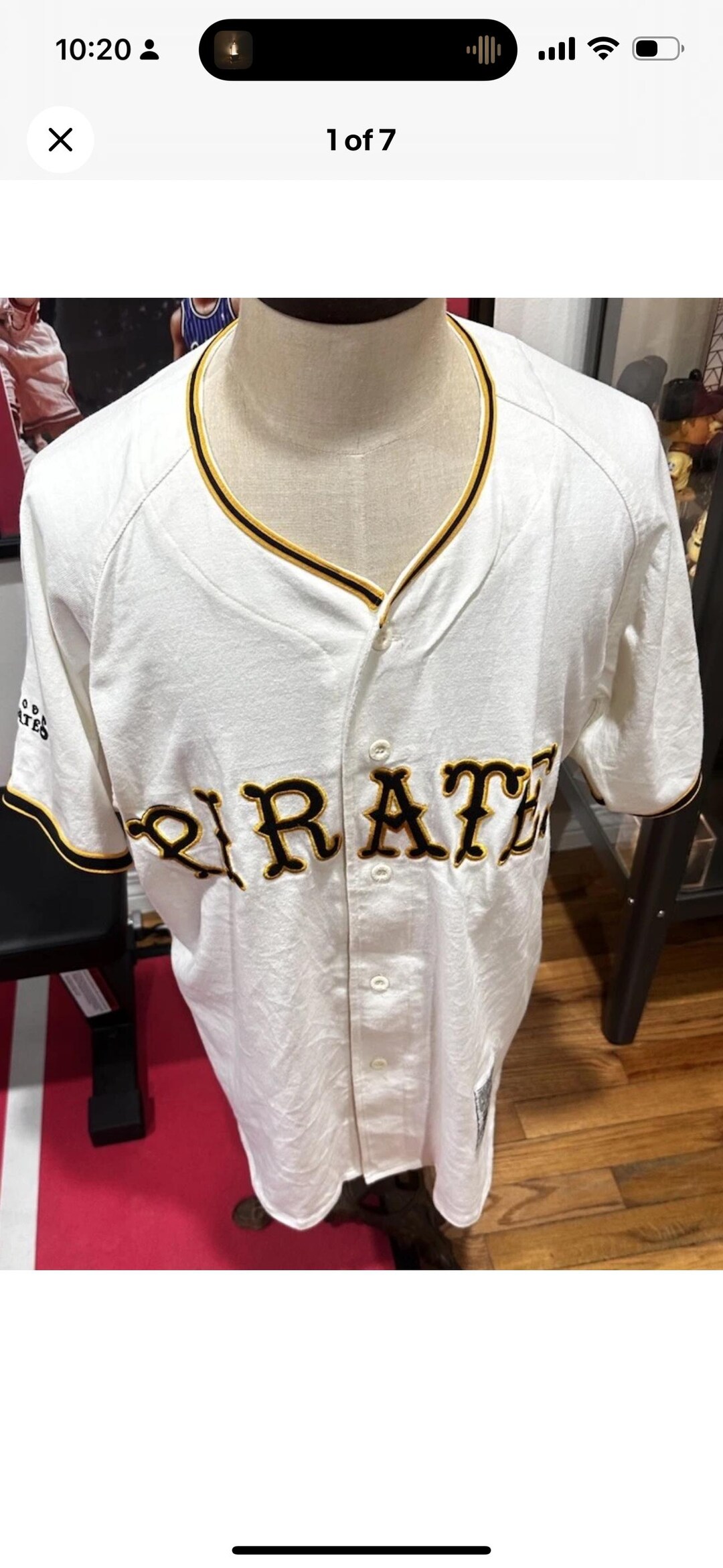 Vintage Pittsburgh Pirates 1908 Throwback Baseball Starter Jersey Men ...