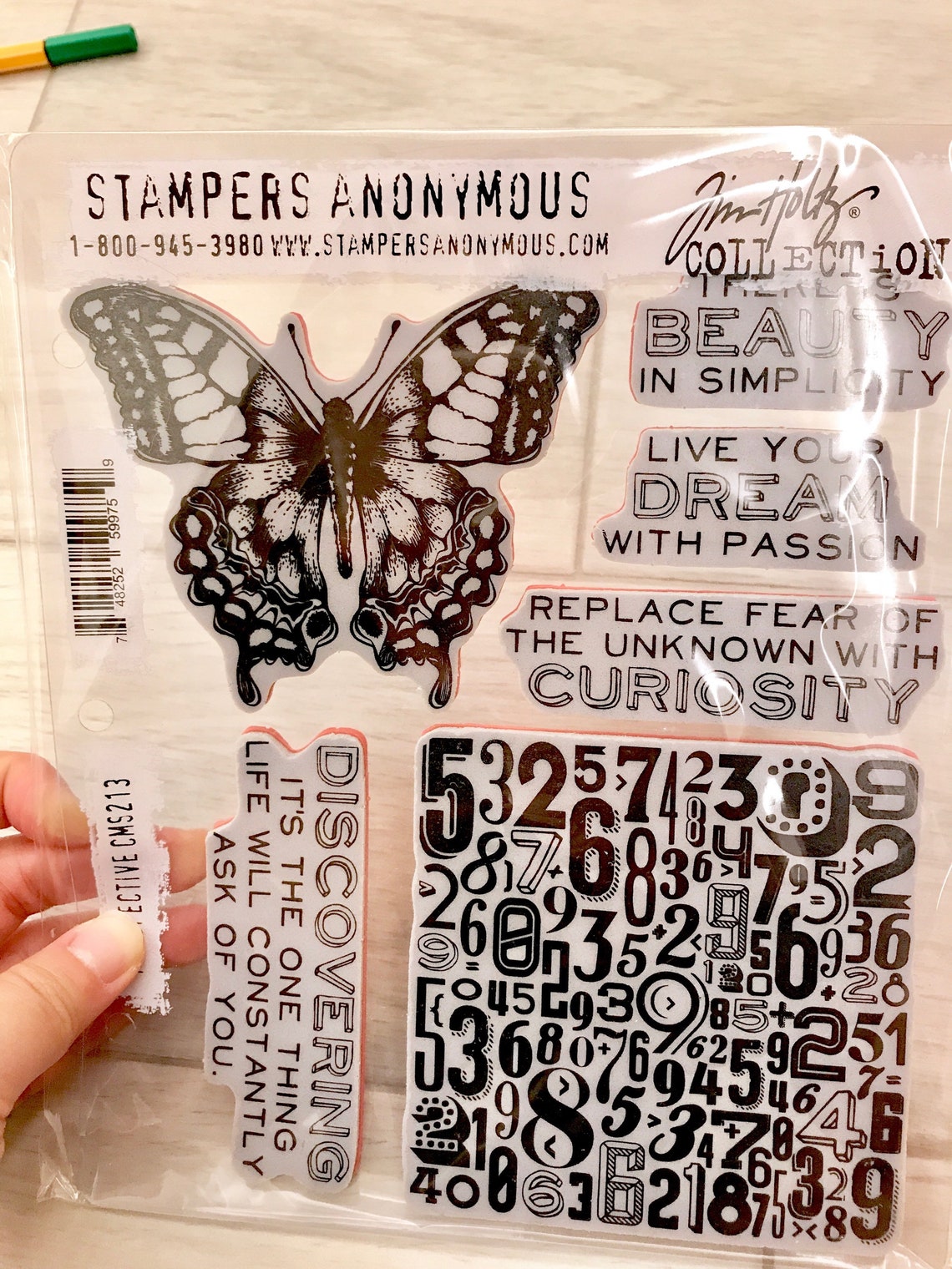 Tim Holtz Rubber Stamps Set - Etsy