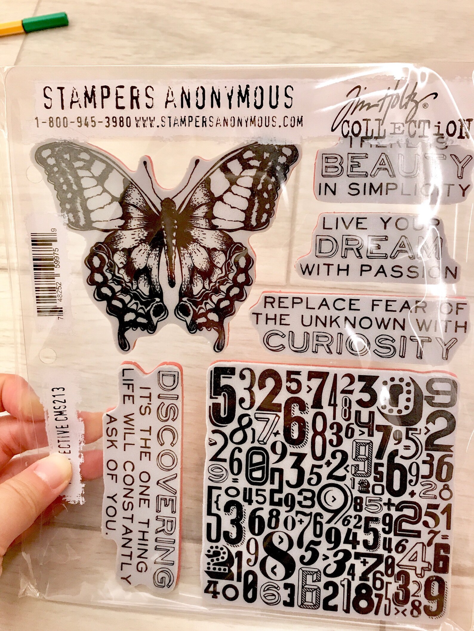 Tim Holtz Rubber Stamps Set - Etsy