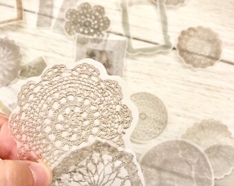 Lace Sticker | Etsy