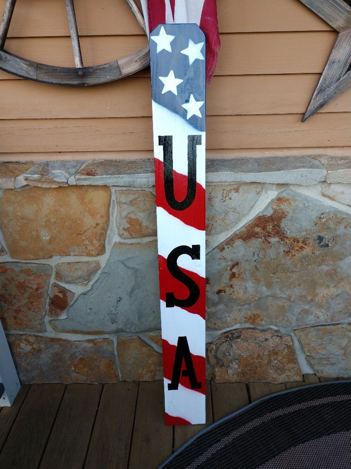 USA Porch Sign, USA Sign, Porch Sign, American Porch Sign, Americana ...