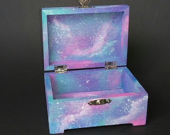 Galaxy jewelry box | Etsy