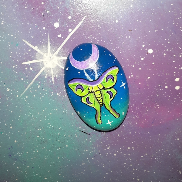 Stars Painted Rock - Etsy