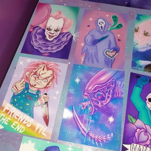 Pastel Horror 5x7 Art Print / Buy 2 Get 1 Free Art Prints / Slasher ...