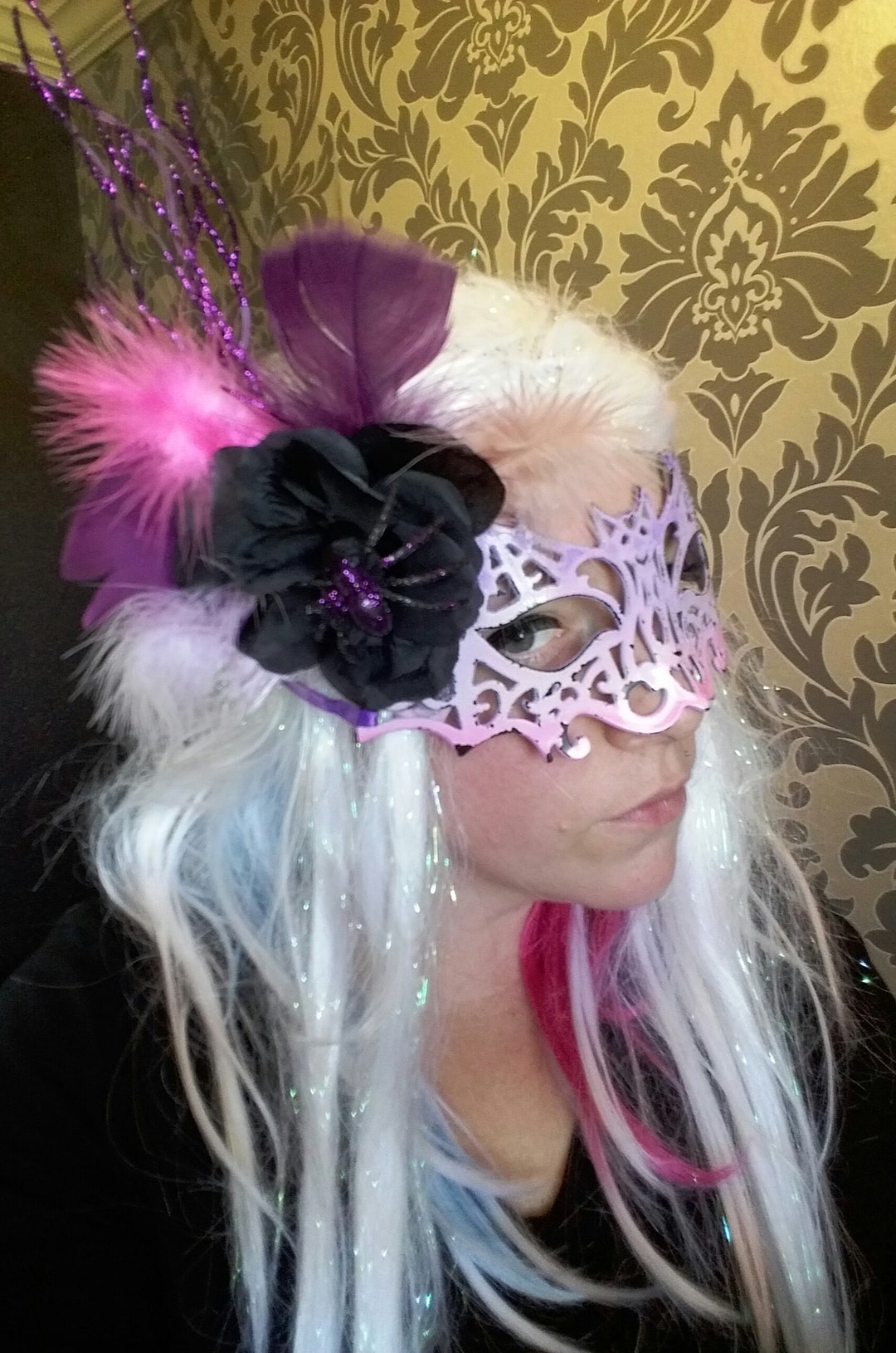 Masquerade Mask Pastel Goth / Costume / Halloween Costumes / - Etsy