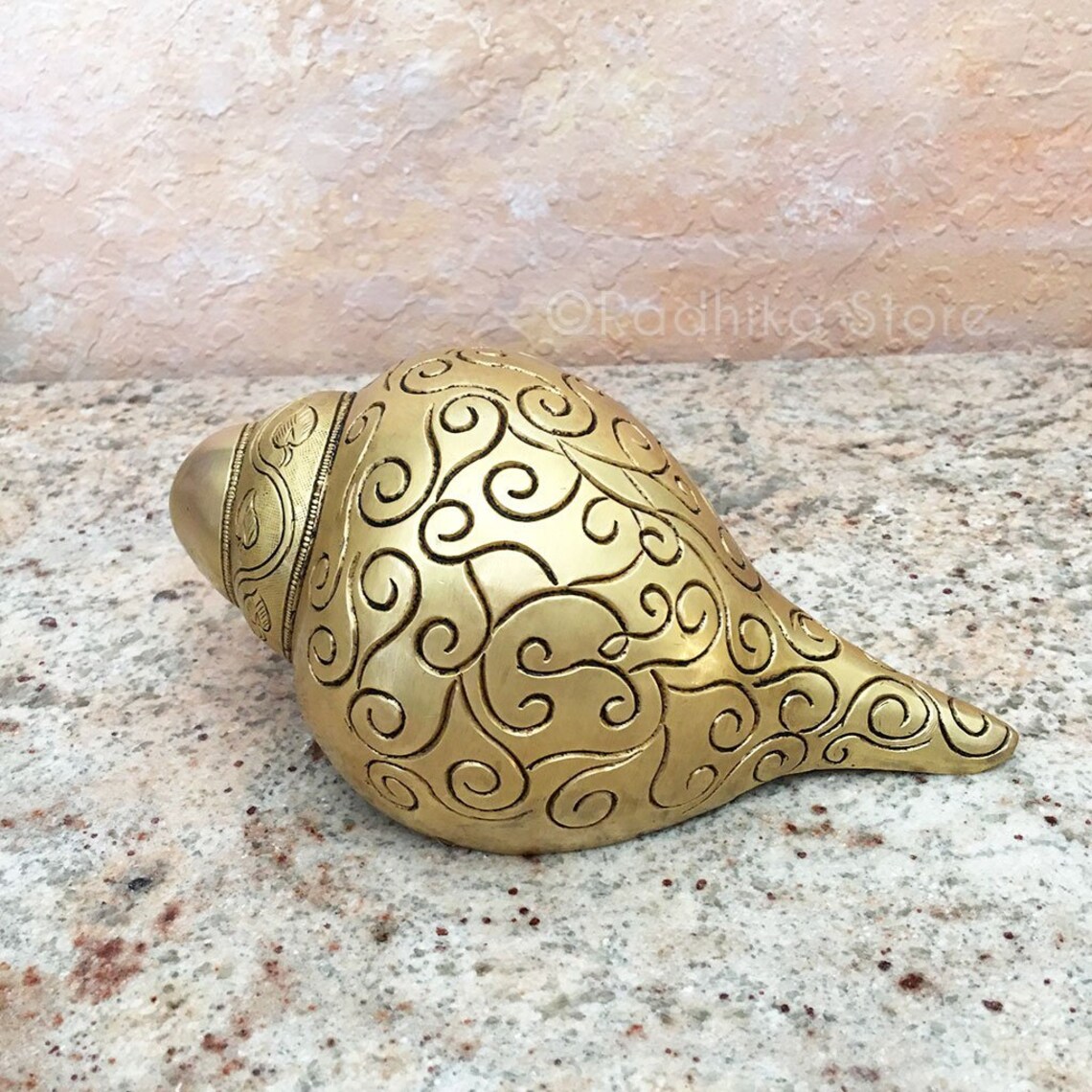 Decorative Conch Shell solid Brass Swirl Design | Etsy