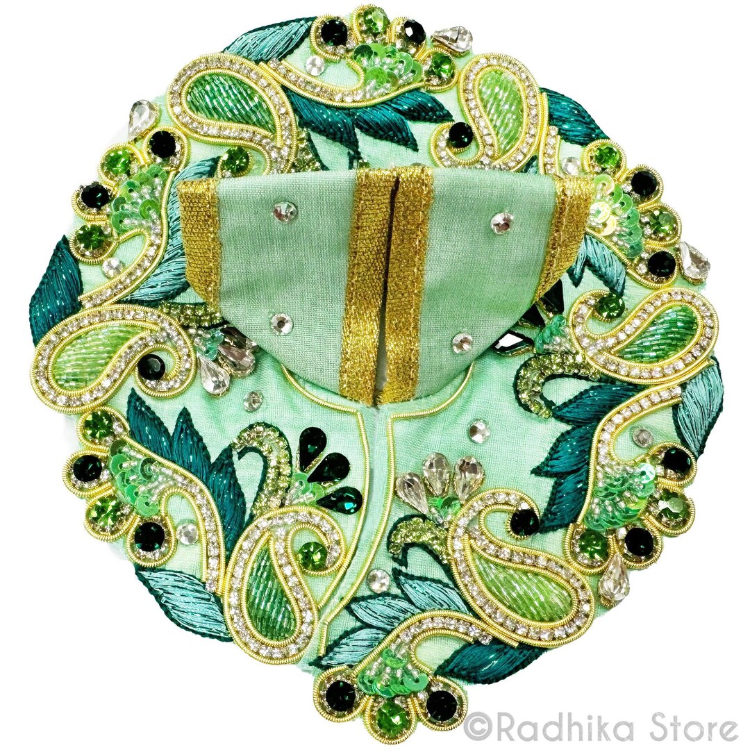 Pavan Sarovara - Green - Laddu Gopal Outfit - Etsy