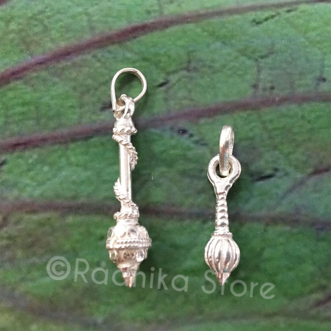 Silver Mace Pendant - Etsy