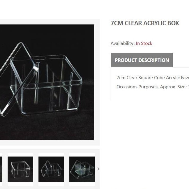 Clear Candy Boxes - Etsy