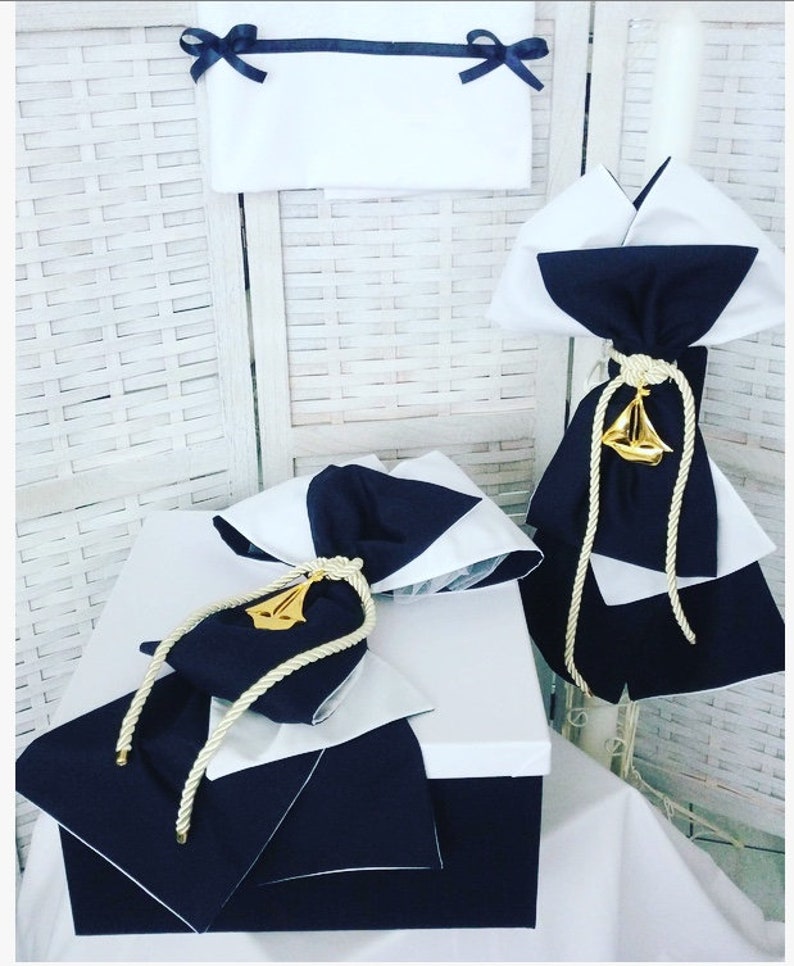 Orthodox Baptism Box greek Baptism Baptism Box Nautical - Etsy