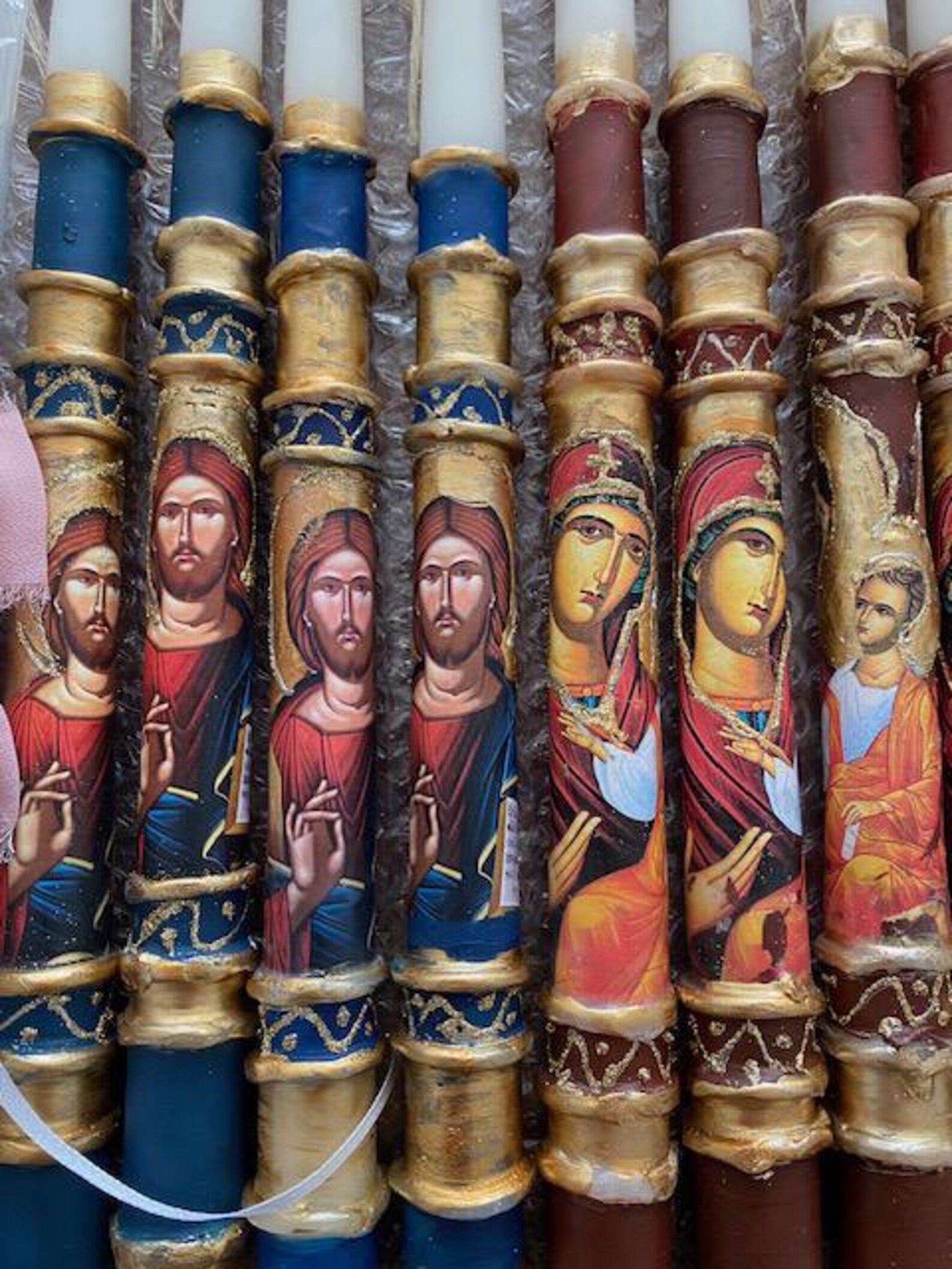 Orthodox Easter Candle, Easter Lambatha, Lambada, Palm Sunday Candle ...