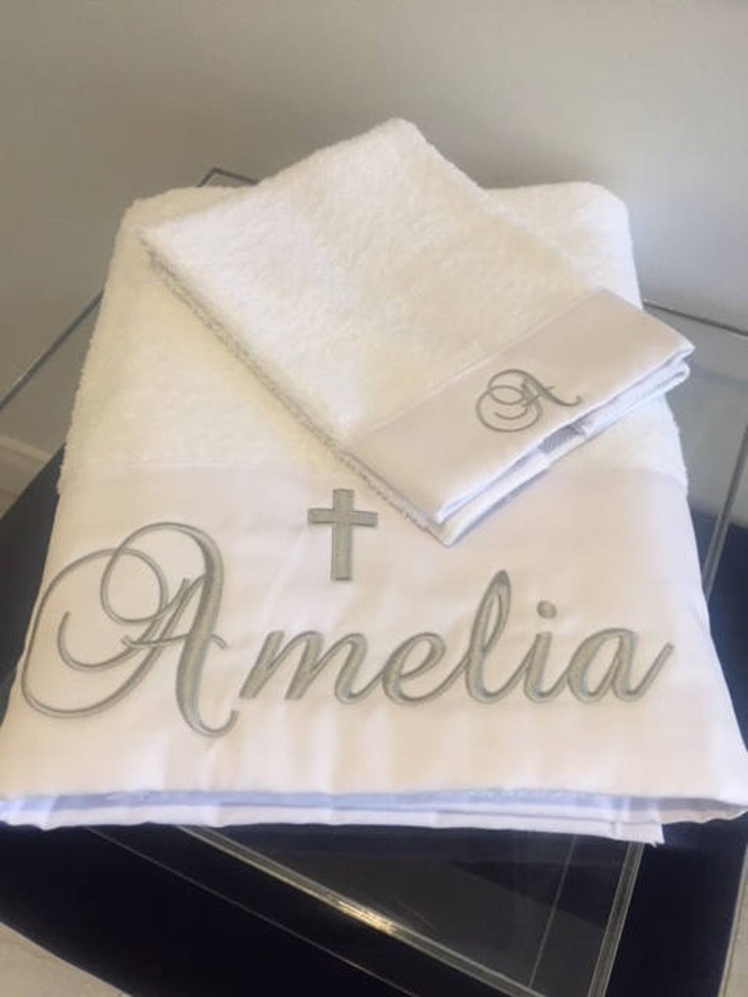 Orthodox Baptism Set , Greek Baptism, Baptism Box, Personalised Towels ...
