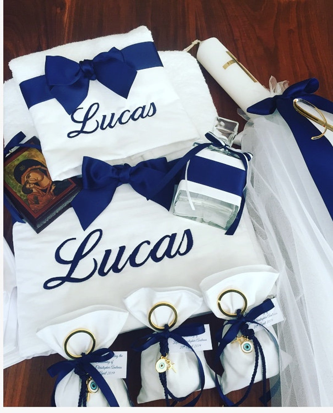 Orthodox Baptism Set , Greek Baptism, Baptism Box, Christening Favors ...