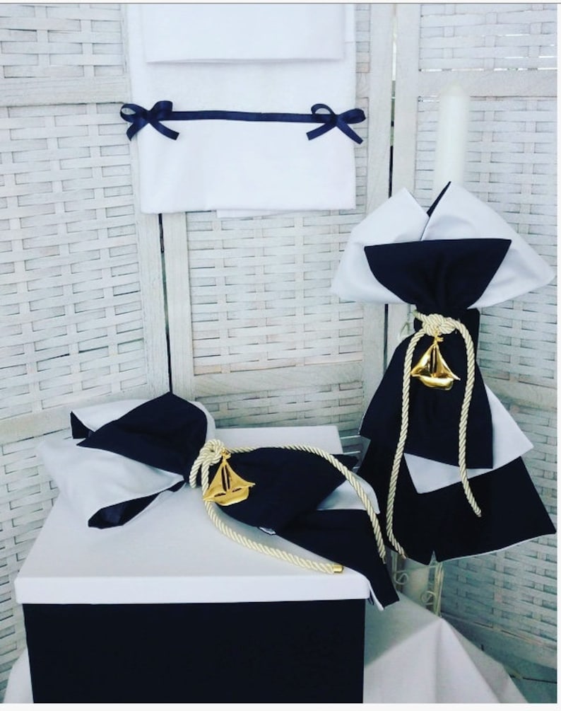 Orthodox Baptism Box greek Baptism Baptism Box Nautical - Etsy