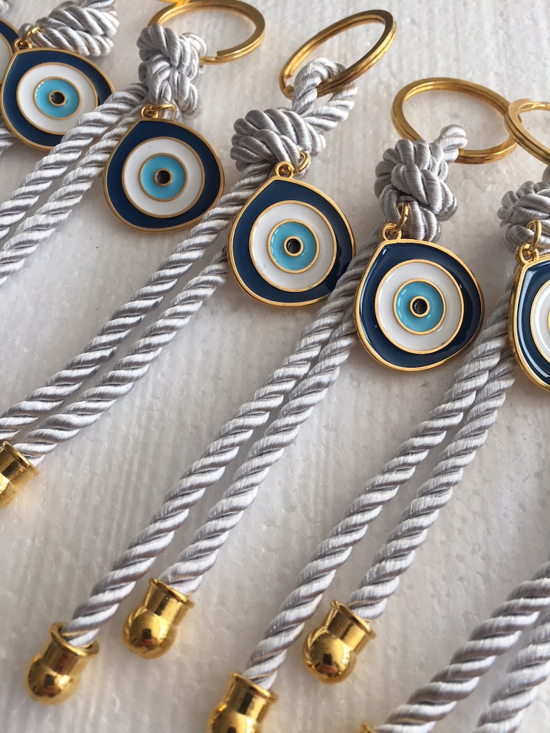 21 X Mati Keyrings greek Baptism Christening | Etsy