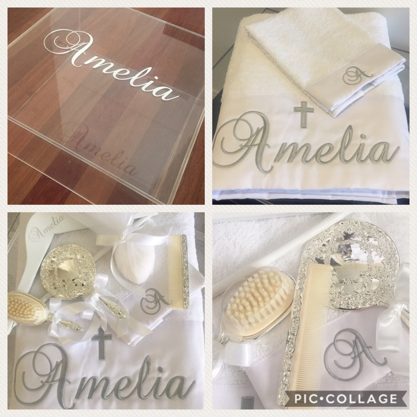 Acrylic Personalised Christening Box , Greek Christening , Keepsake Box ...