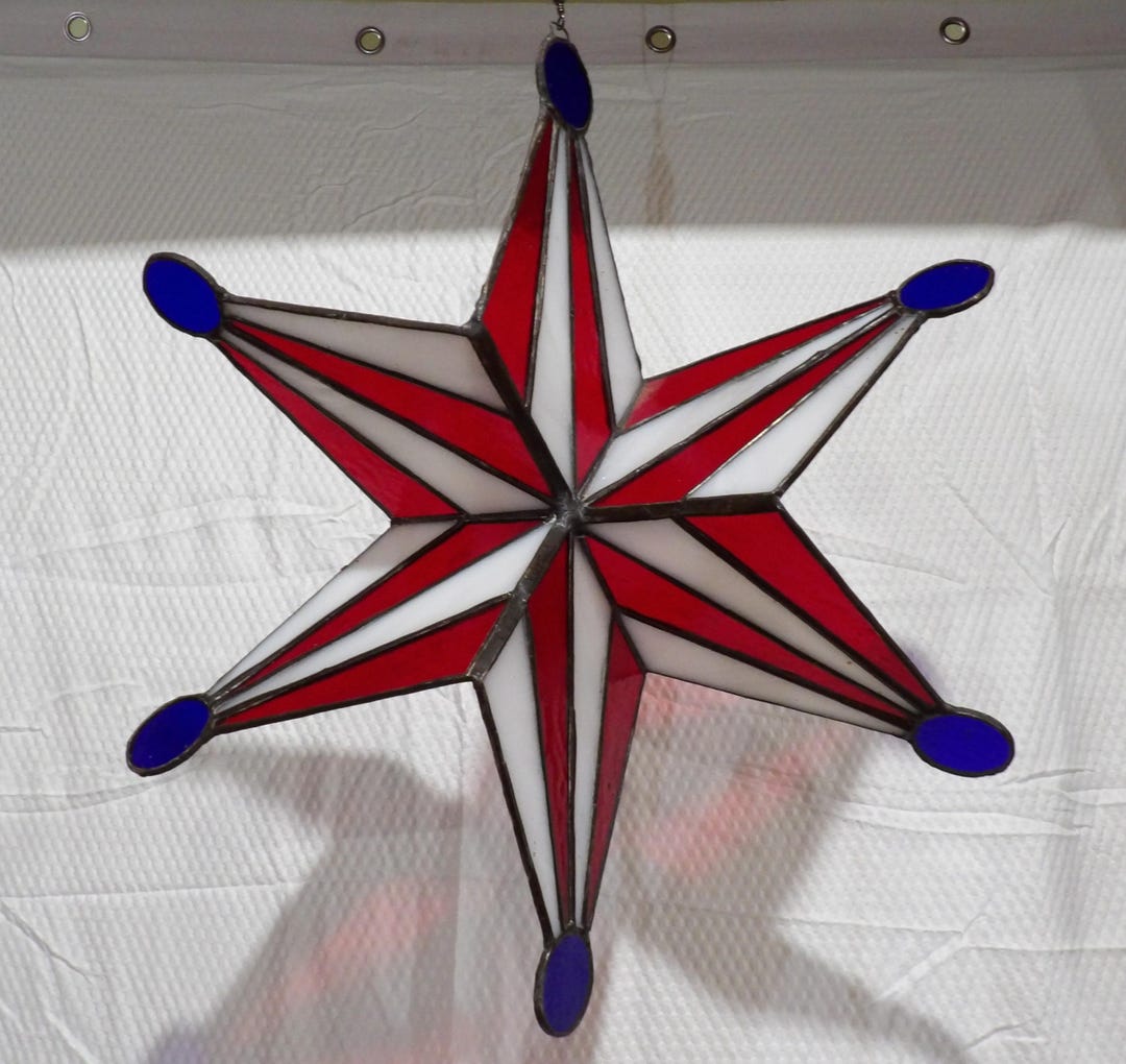 Stained Glass Star Spinner - Etsy