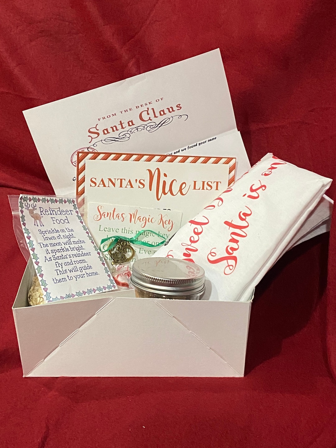 Santa Box | 3rd Santa Package Pillowcase Option | Santa Package | Gift ...