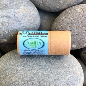 Eco Friendly Mint Chocolate Lip Balm- Vegan Natural- Plastic-free ...