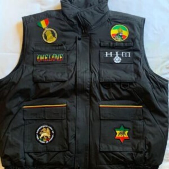 Rasta Vest Jacket | Etsy