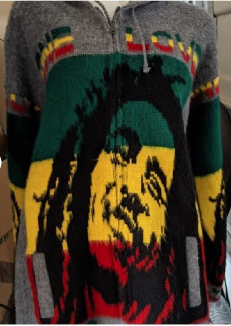 BOB MARLEY JACKET Hoodies Rasta Product Jamaican Reggae - Etsy