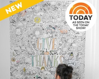 100 Thanksgiving Coloring Pages Thanksgiving Coloring Book - Etsy