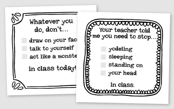 Notes, Quotes & Jokes to Send Your Kids to School With, Lunchbox Notes ...