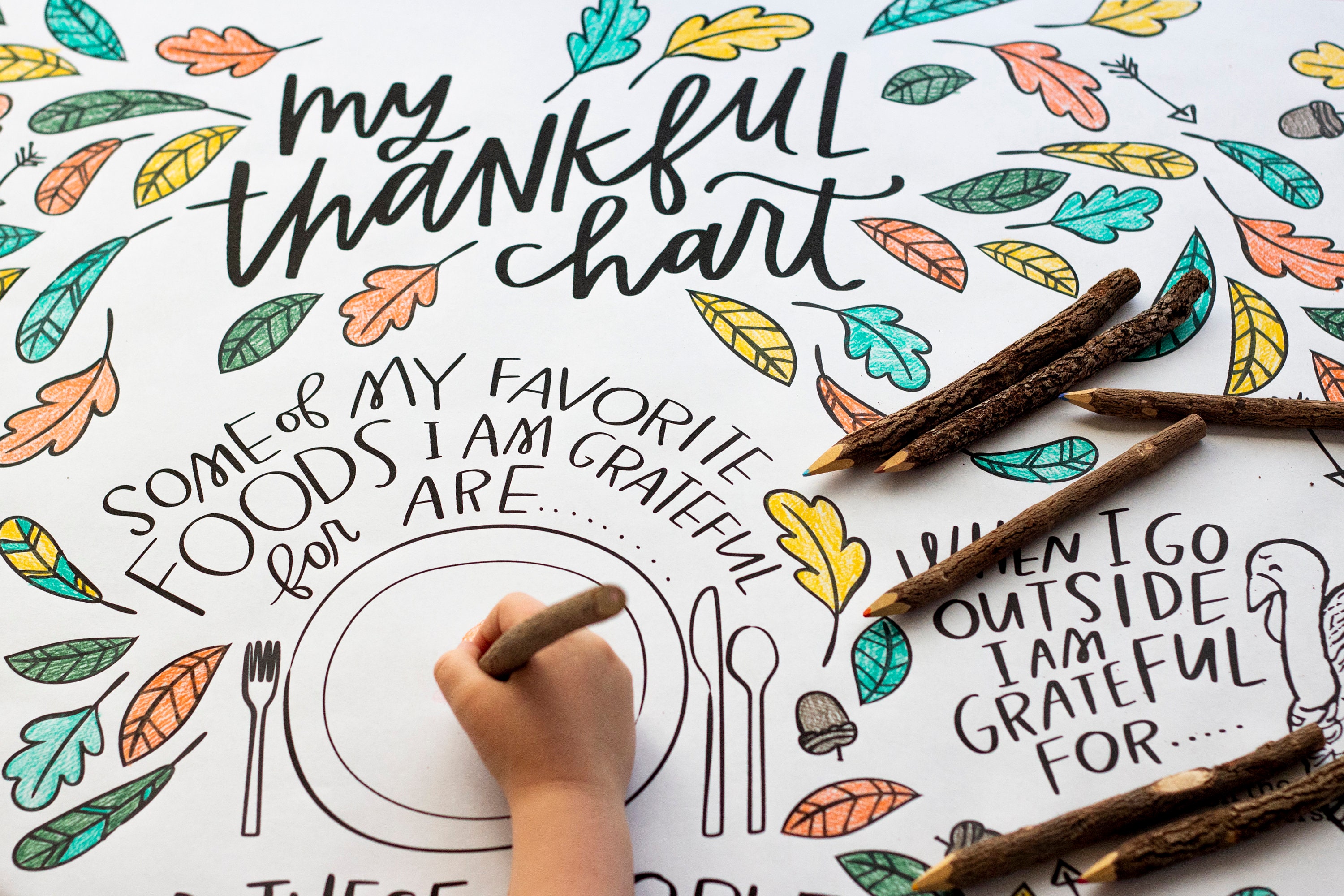 Thanksgiving Poster for Kids This Thanksgiving, Fun Coloring and ...